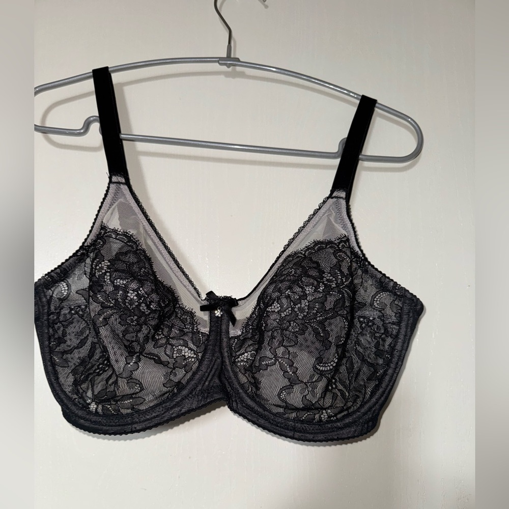 Wacoal Black Lace Full Coverage Bra - Gem